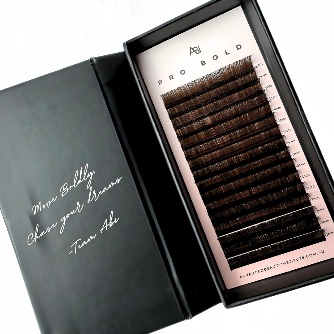 Pro Bold Volume Eyelash Extension Collection Trays Brown Espresso ...